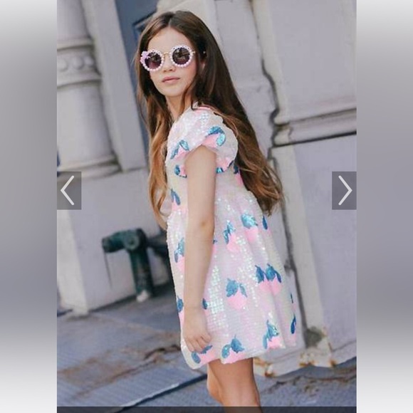 Lola + The Boys | Dresses | Lola The Boys White And Blue Aline Dress ...